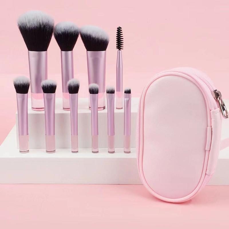 Set Berus Mekap, 10Pcs, Berus Mekap Mini, Sesuai untuk Asas, - TikTok ...
