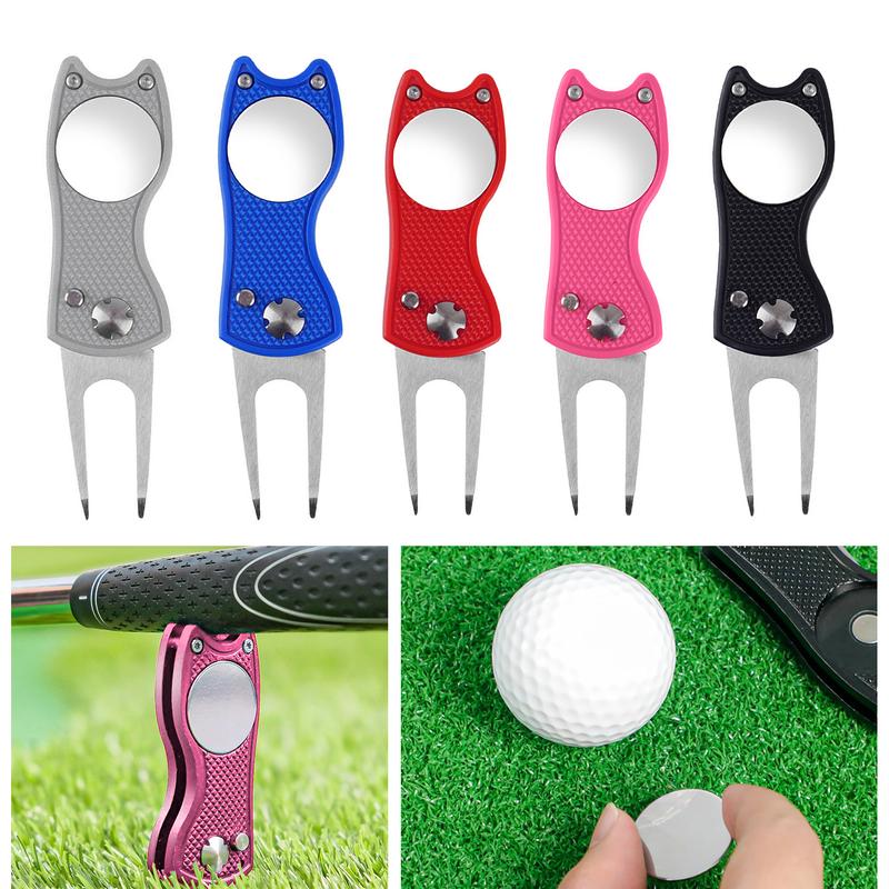 Golf Divot Tool with Pop-up Button Metal Foldable Golf Divot - TikTok ...