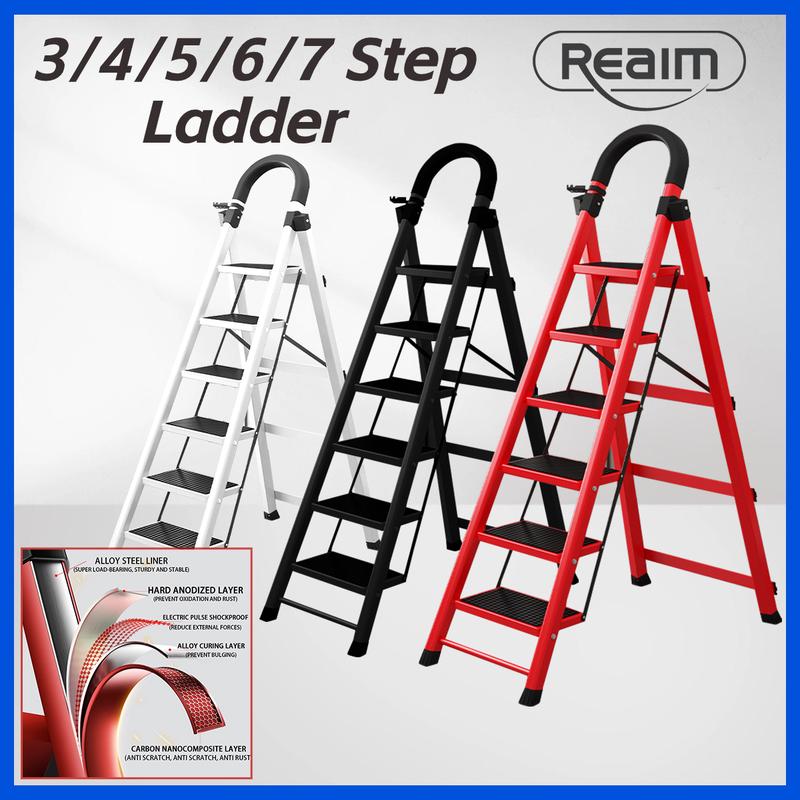 Realm Folding Ladder Step Ladder heavy duty Hagdanan Telescopic ...