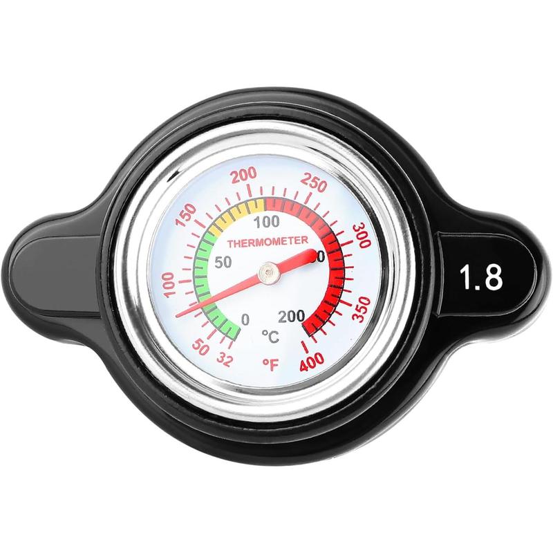 Radiator Cap with Temperature Gauge - High Pressure 1.8 Bar 25.6 ...