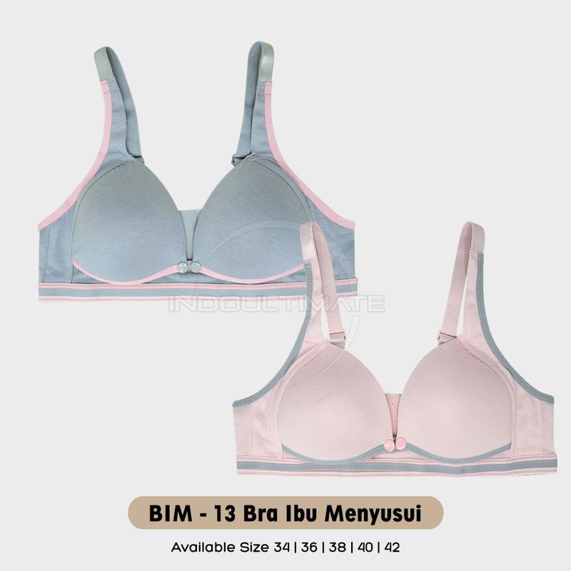 Bra Menyusui Tanpa Kawat BIM-13 Bra Menyusui Kancing Depan B - Shop ...