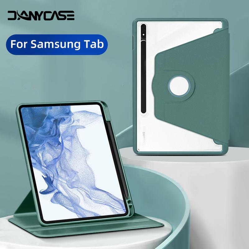 Transparent Rotate Acrylic Case for Samsung Galaxy Tab S10 Plus ...