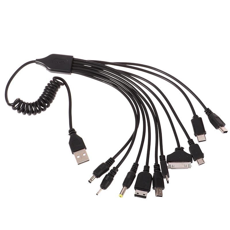 Pengecas Kabel Berbilang Pin USB Mikro, 1Pc, Kabel Penyesuai - TikTok ...
