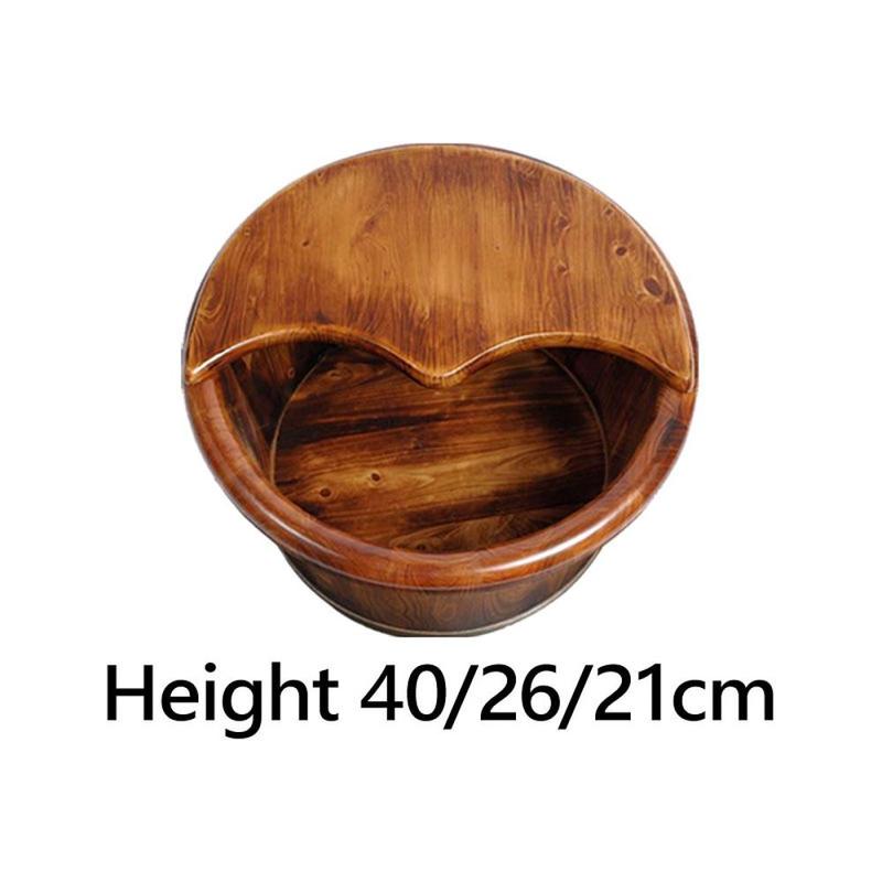 Wood Foot Bath Wash Tub Foot Soaking Bath Basin for Bedroom Home ...