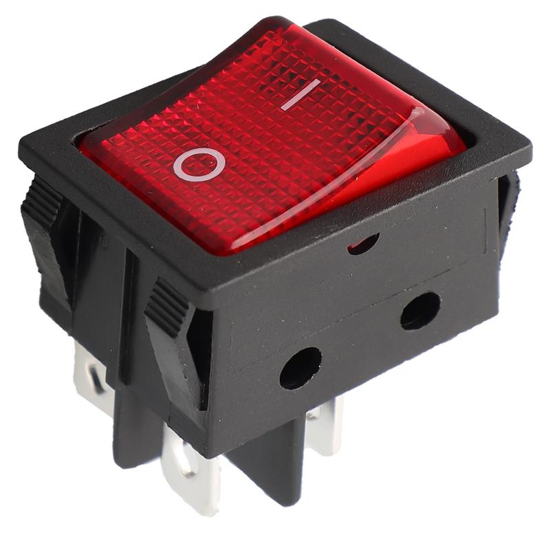 30A 250V Rocker Switch na may LED Light Para sa Welding Machine ...