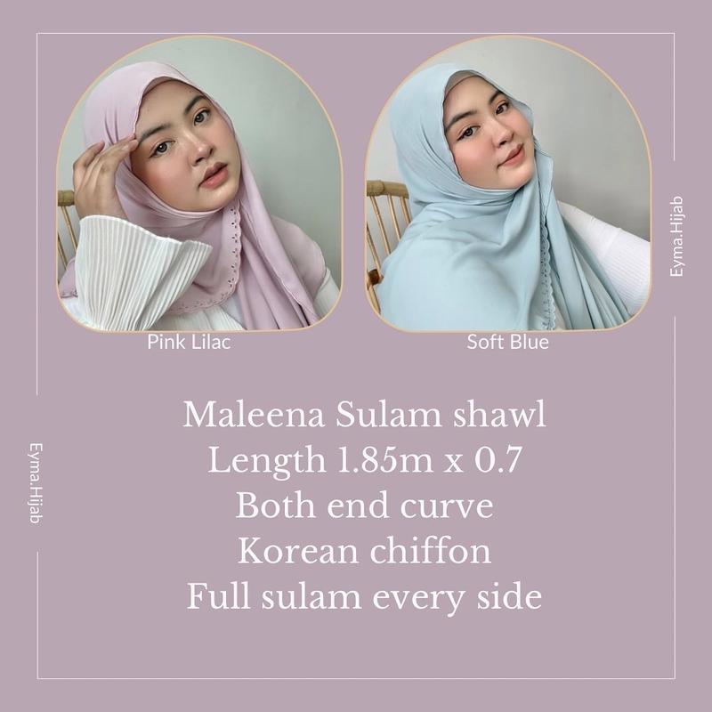 Maleena sulam shawl - TikTok Shop Malaysia