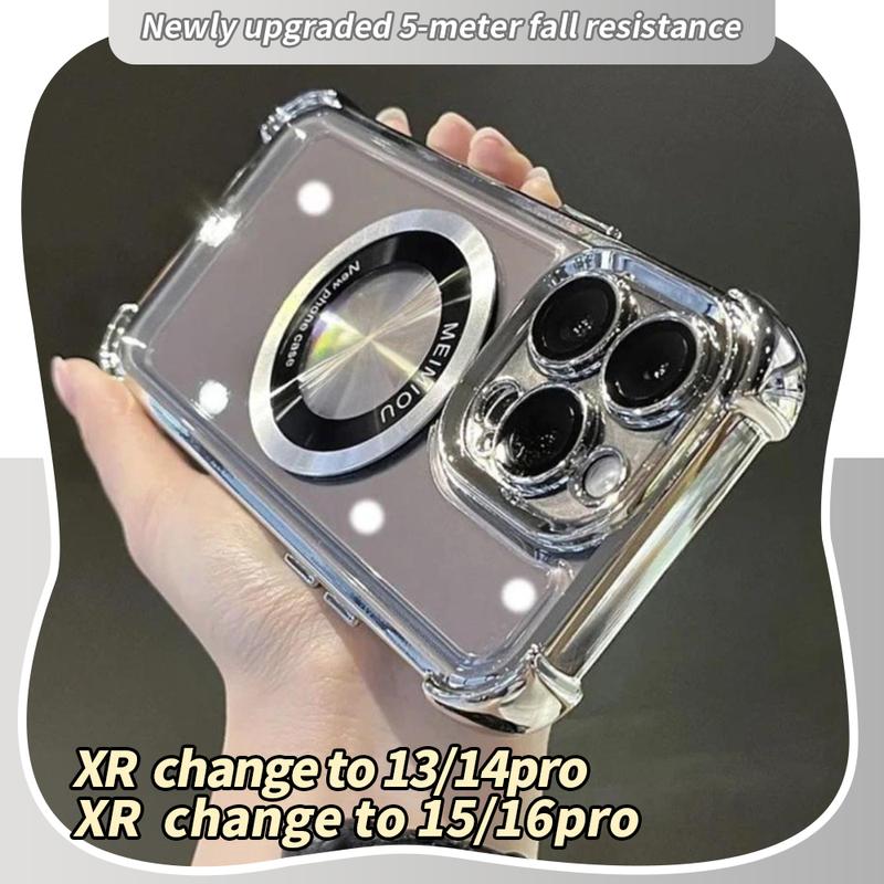 เคสโทรศัพท์แบบนิ่ม, เข้ากันได้กับ Apple XR ถึง 13 Pro, โปร่งใส ...