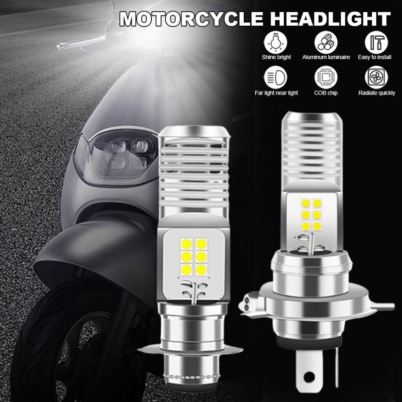 P15D H4 LED Motorcycle Headlight Moto Bulbs For MotorBike Scooter ...