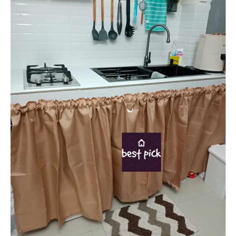 PLAIN LABABO CURTAIN | KITCHEN/SINK CURTAIN - TikTok Shop Philippines
