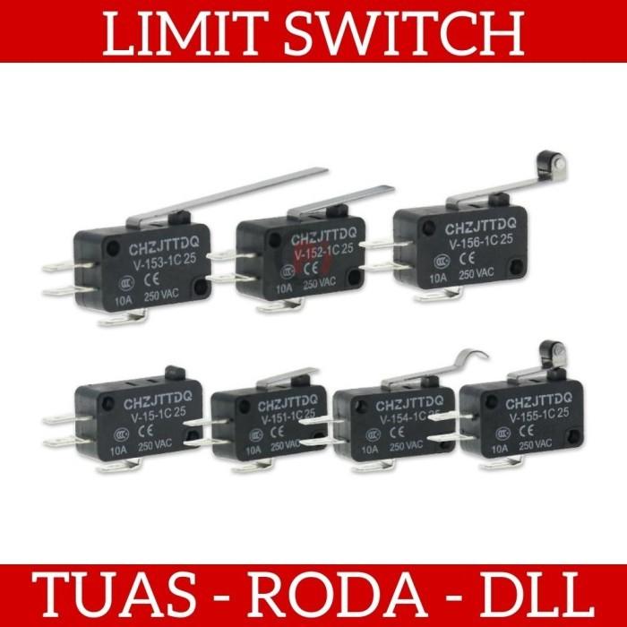 Micro Limit Switch Saklar Sensor Plus Tuas Roda DLL - Shop | Tokopedia