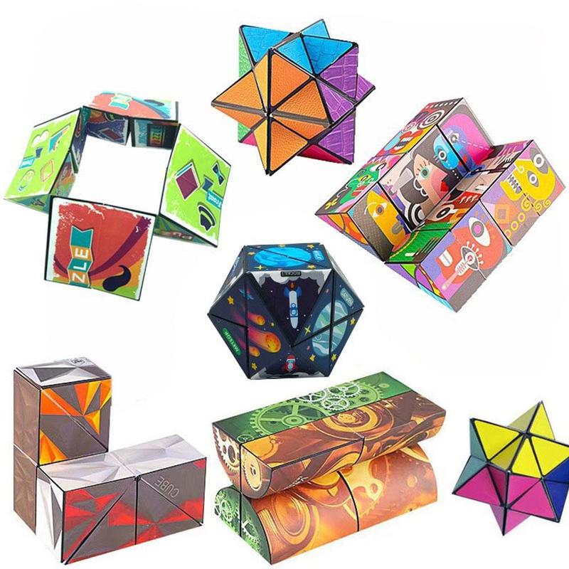 Creative Variety Infinite 3D Geometric Magic Cube Stress Relief ...