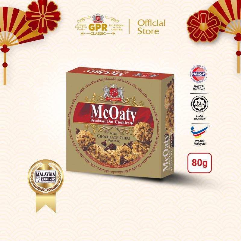 GPR McOaty Breakfast Oat Cookies 80g - Snacks - TikTok Shop Malaysia