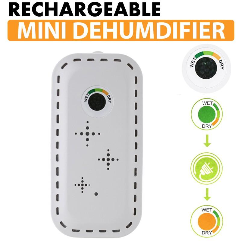 Rechargeable Mini Dehumidifier for Cameras Drybox Wardrobe cabinet ...