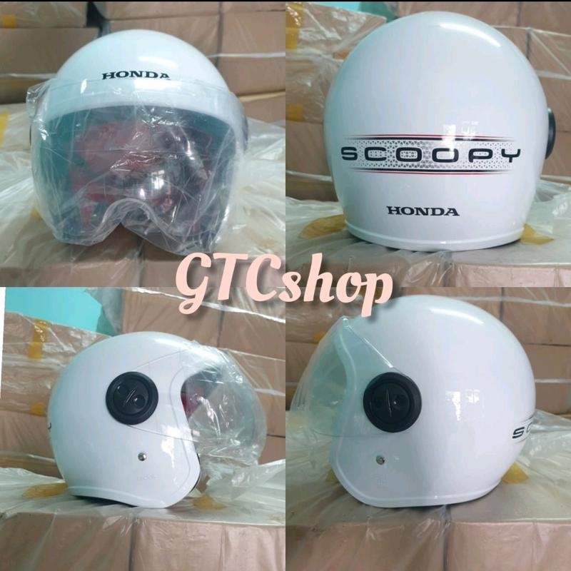 Helm Scoopy putih Original AHM - Shop | Tokopedia