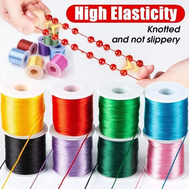 Tali Elastik, Benang Anjal Tinggi, Garisan Manik Bulat, Tali - TikTok ...