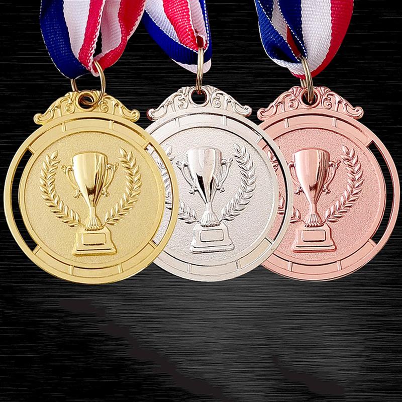2 Inches 1st 2nd 3rd Prize Medal Round Gold Prize for Kids School ...