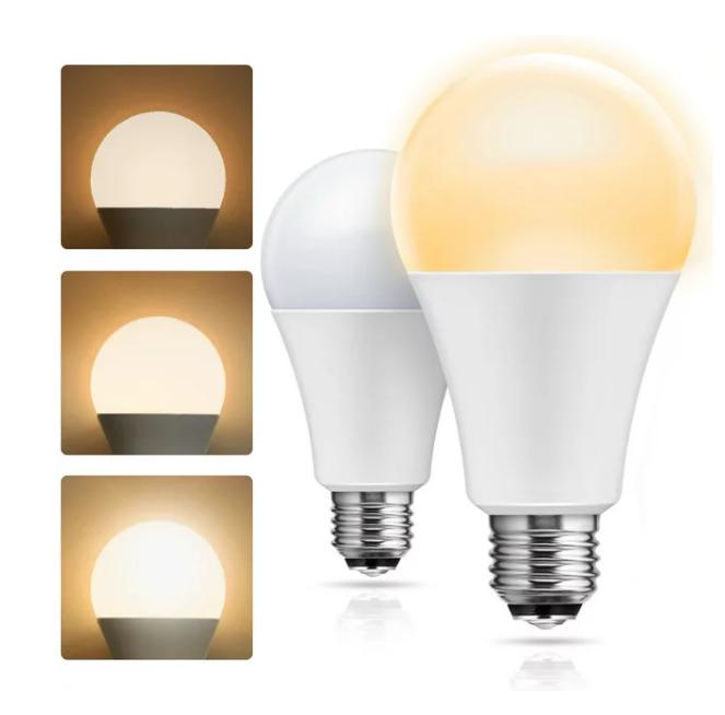 3in1 led bulb Tricolor Bulb Temperature E27 daylight/warm white/nature ...