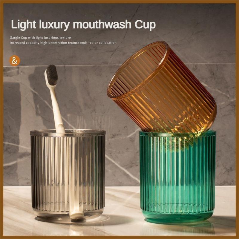 Transparent Mouthwash Cup Tooth Cup Plastic Toothbrush Wash Cup ...