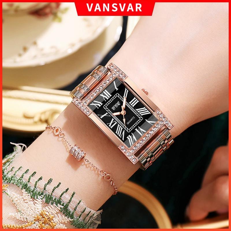 Jam Tangan Kuarza Segi Empat Tepat, Untuk Wanita, Fesyen, Ja - TikTok ...