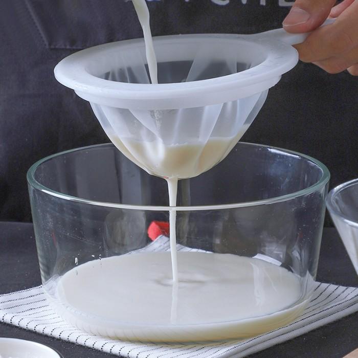 Saringan Kain Soya Susu Mesh Filter Strainer Juice MPASI Soymilk Kopi ...