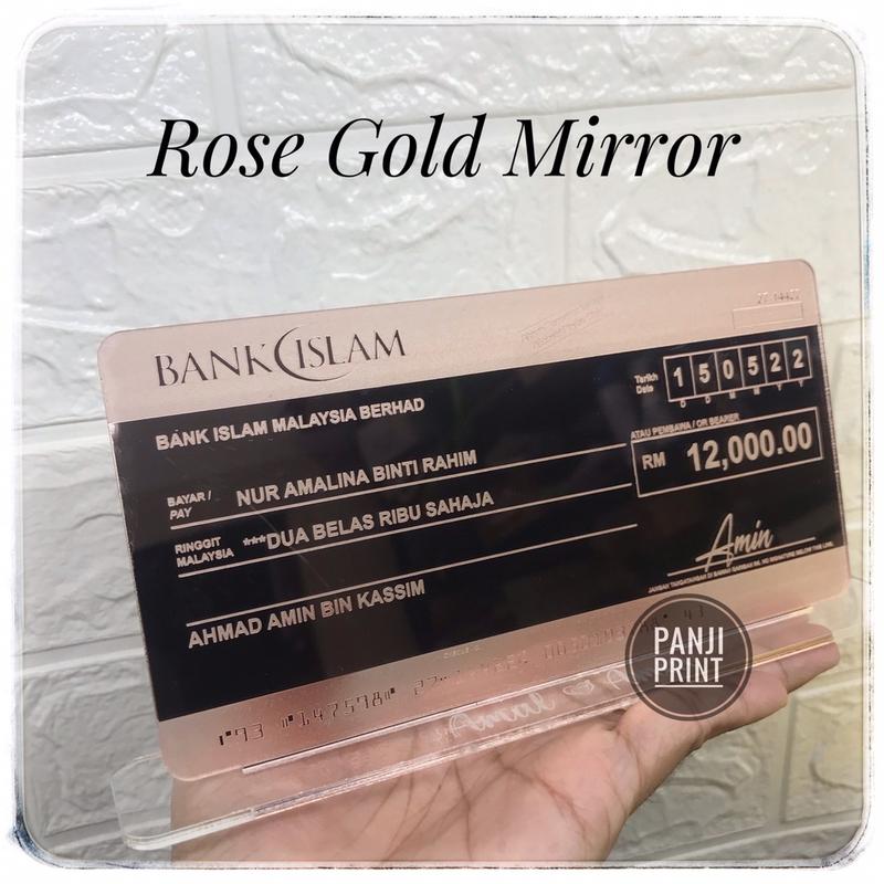 mockup cheque hantaran pelbagai bank - TikTok Shop Malaysia