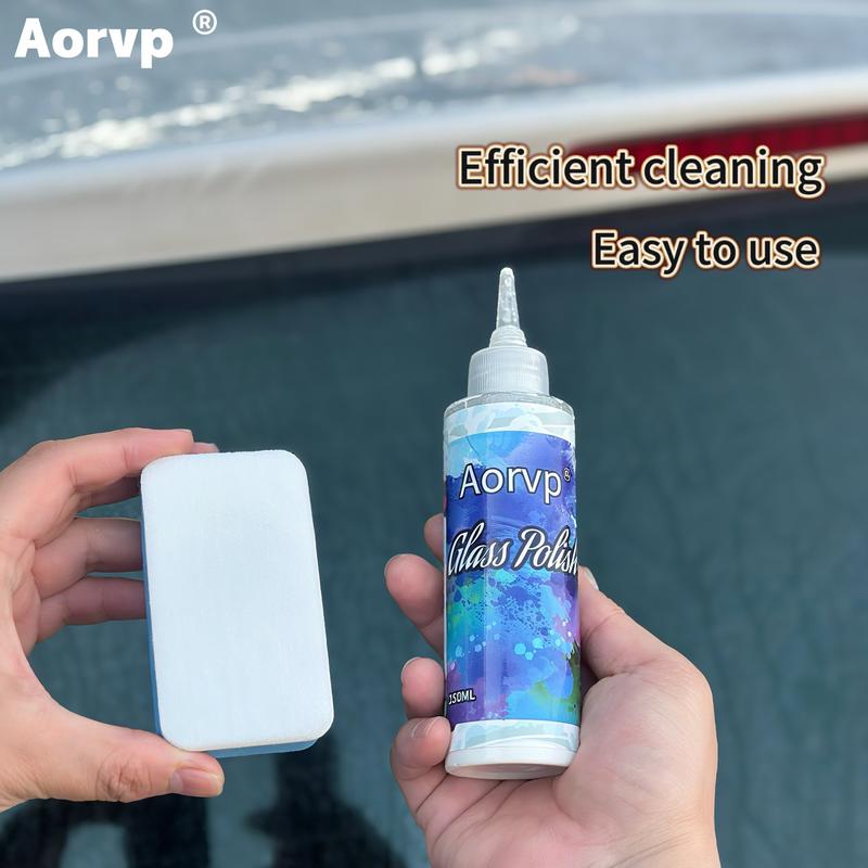 Windshield polishing kit for minor glass repair in cars, removes oil ...