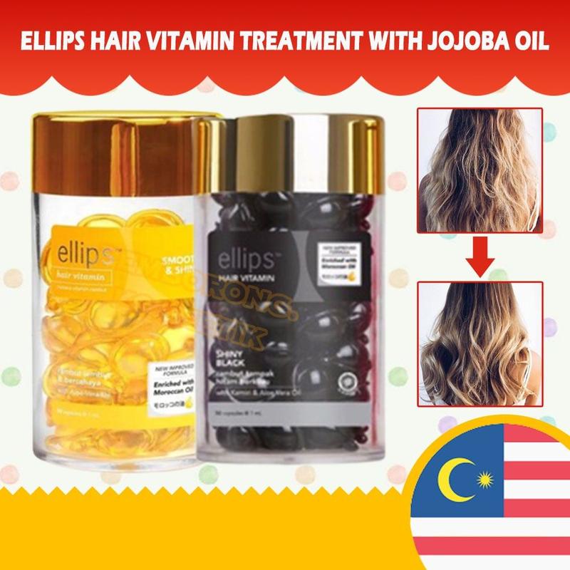 1 BOTOL Ellips Hair Vitamin Hair Treatment with Jojoba Oil 5 - TikTok ...
