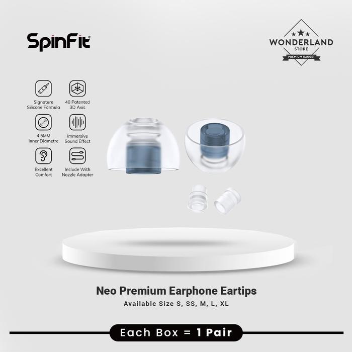 Promo Spinfit Neo Premium Eartips Replacement Silicon for Earphone In ...