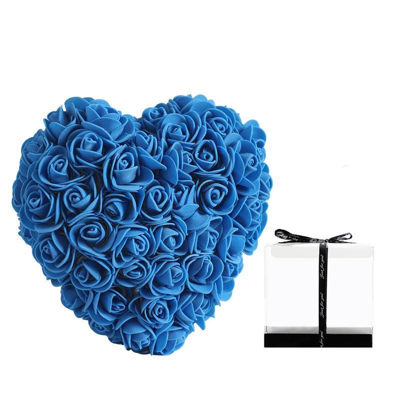 Room Decor Heart Shaped Artificial Rose, Faux Rose Flower, Home ...