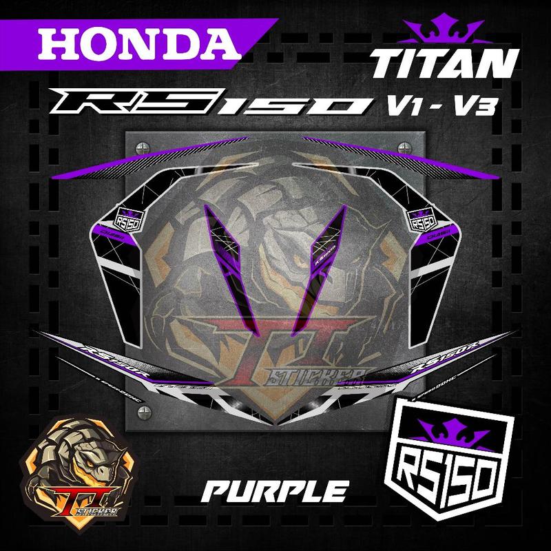 HONDA RS150 V1 V2 V3 TITAN EDITION CUSTOM DESIGN BODY STICKE - TikTok ...