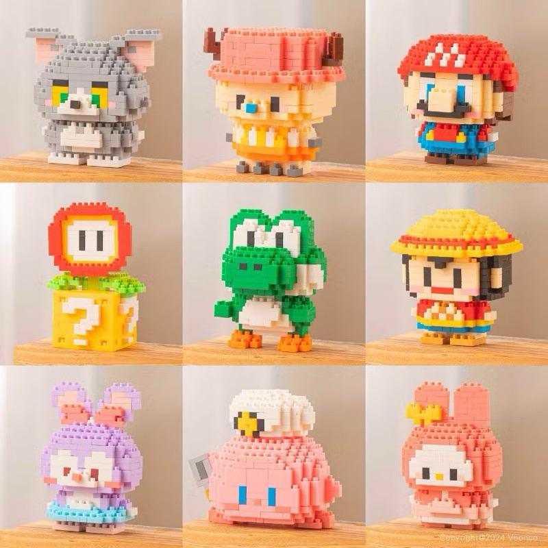 DIY Mini Building Block Character Model Nano Block Cartoon Toys ...