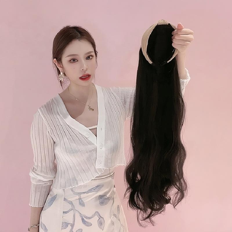 WIG BANDO / RAMBUT PALSU WANITA MODEL BANDANA 05 CURLY 60CM - Shop ...