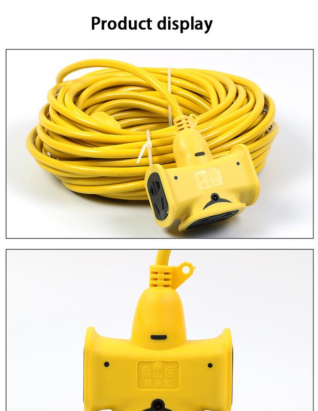 Bull Socket With Cable,Extra-long Plug-in Strip, Electric Vehicle ...
