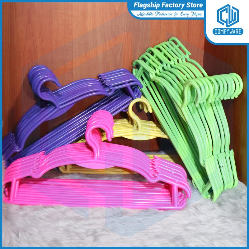 (One Dozen) Pack of 12 ROUND Plastic Hanger, 15 Inches Adult - TikTok ...