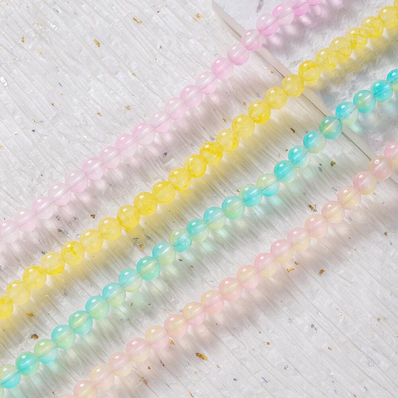 Manik Comel Fesyen, St.kunkka, 20pcs, Manik Kaca Dua warna, Untuk ...