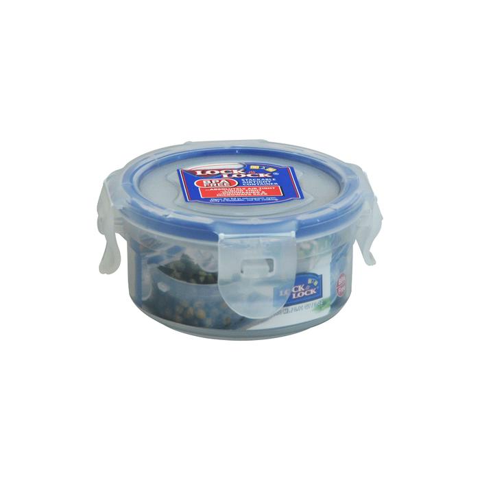 Promo LOCK & LOCK HPL931 Round Short Food Container - Biru [100 mL ...