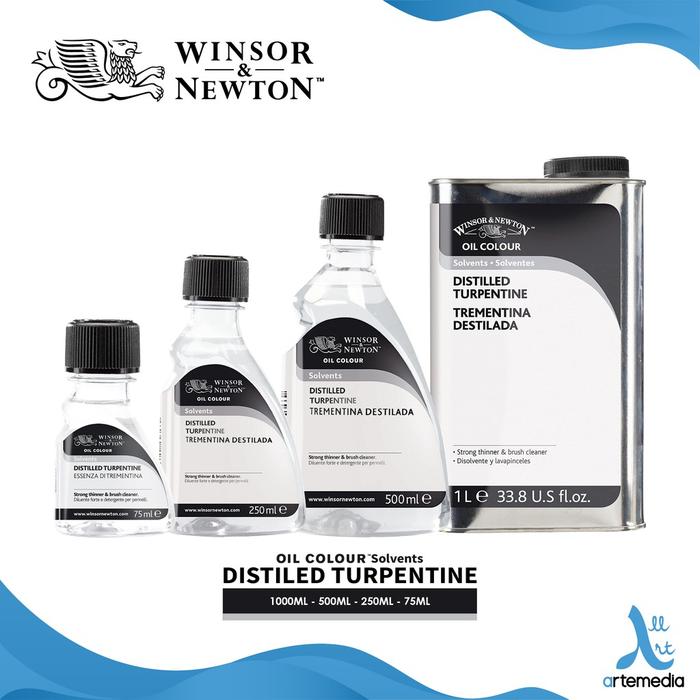 Jual Winsor & Newton Distilled Turpentine Solvent Oil Painting - Kota ...