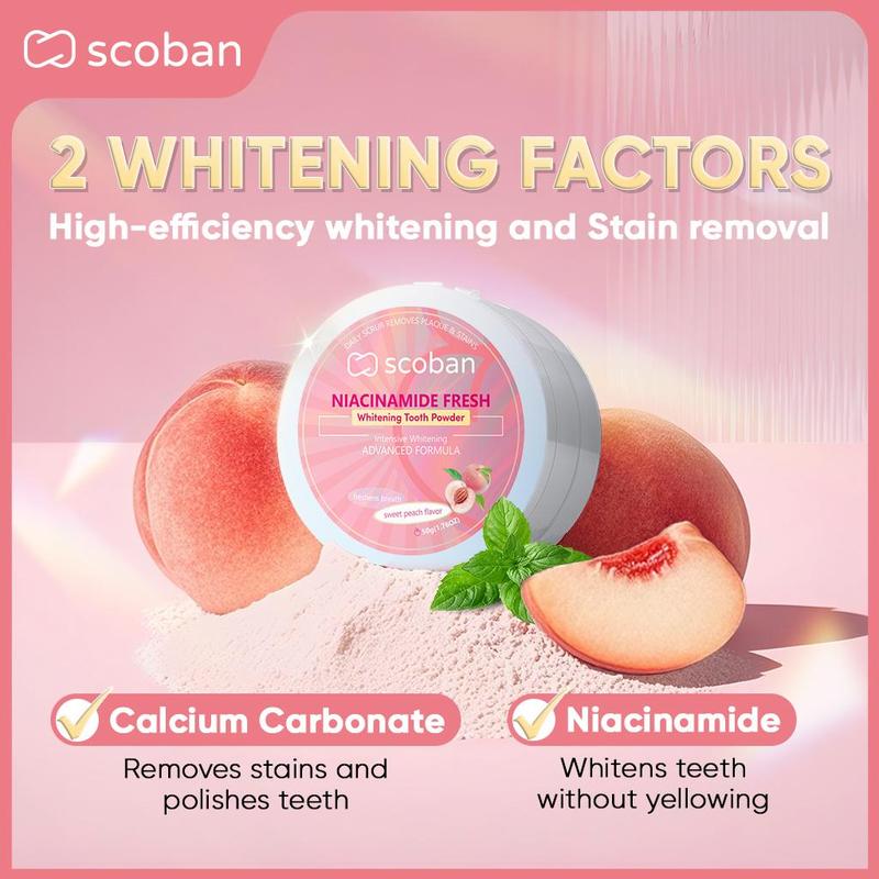 [FDA approved]Scoban niacinamide fresh Whitening Tooth Powder - TikTok ...
