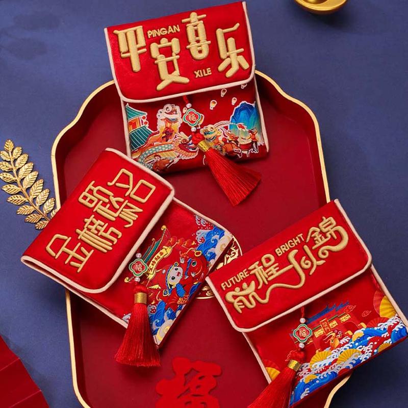 Beg Pembungkusan, Tema Tahun Baru Cina Tradisional, Dompet Merah ...