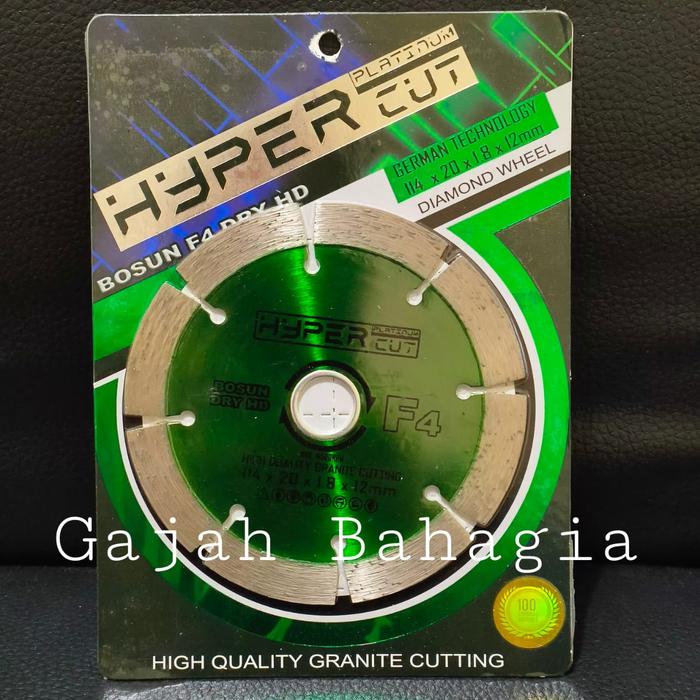 Jual Diamond wheel Bosun F4 HD Kering Basah Turbo Granite Cutting Hyper ...