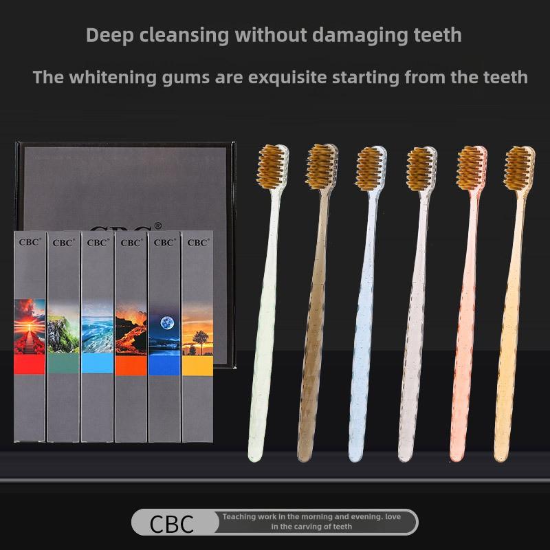 6-Pack Crystal Handle Gift Box Toothbrush Set Ultra-Fine Sof - TikTok ...