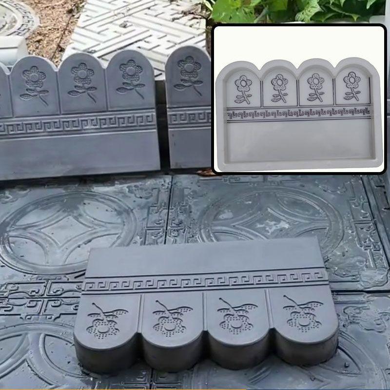 Antique Flower Bed Edging Brick Garden Cement Mold Courtyard - TikTok ...