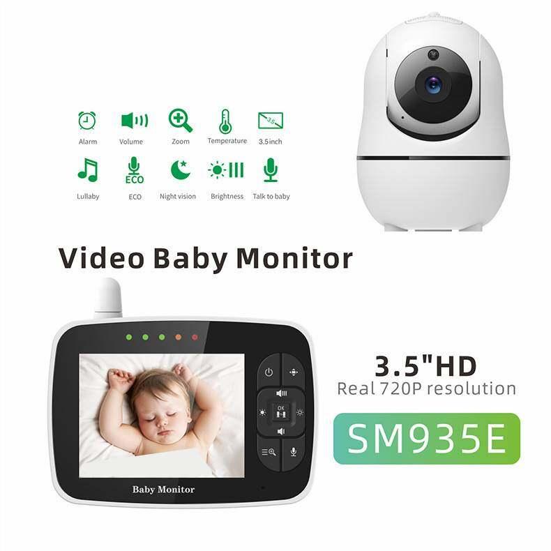 Monitor Bayi, SM935E, dengan Skrin LCD Warna 3.5 Inci, Video - TikTok ...
