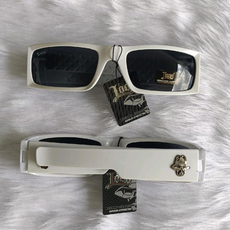 OG locs White Cholo Embossed Logo Chicano Chicana Hip-hop Gangsta ...