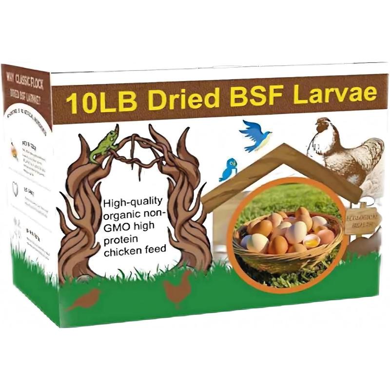 10lb Black Soldier Fly Larvae for Chicken Feed, Non-GMO BSF - TikTok Shop