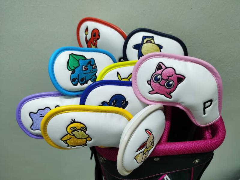 Golf Iron Head Covers Set Iron Head covers With Magic Tape Wedges ...