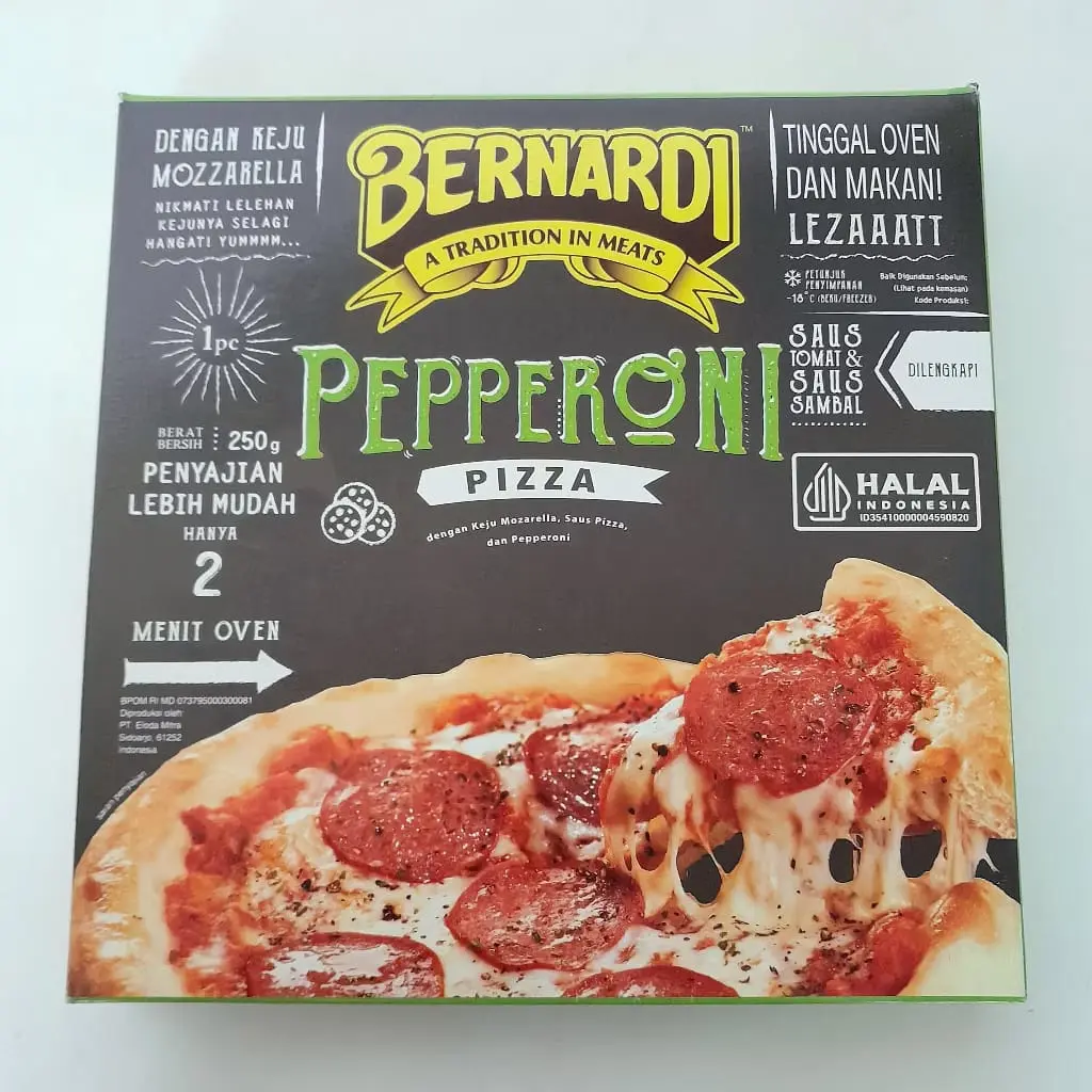 Kuka - BERNARDI Pepperoni Pizza / Meat Loaf Pizza Frozen 250gr - Shop ...