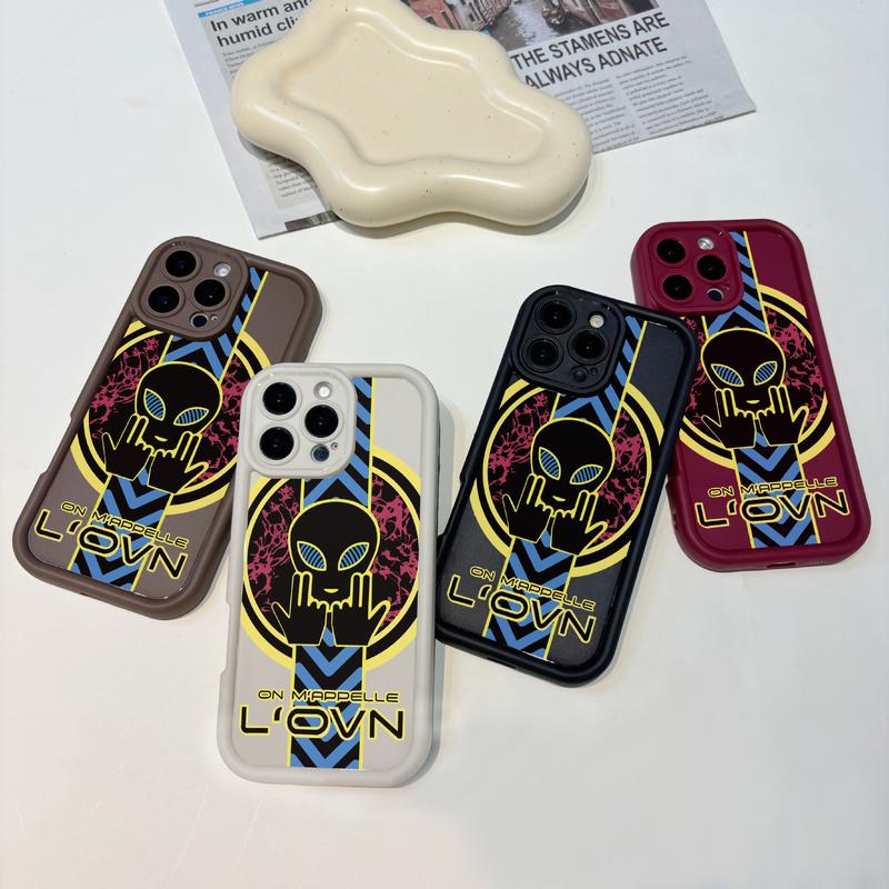 The diamond sand Alien is suitable for iPhone16promax phone cases ...