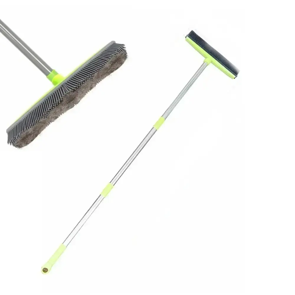 Heavy Duty Broom, 55 Inch Long Handle Outdoor Large Angle Brooms ...