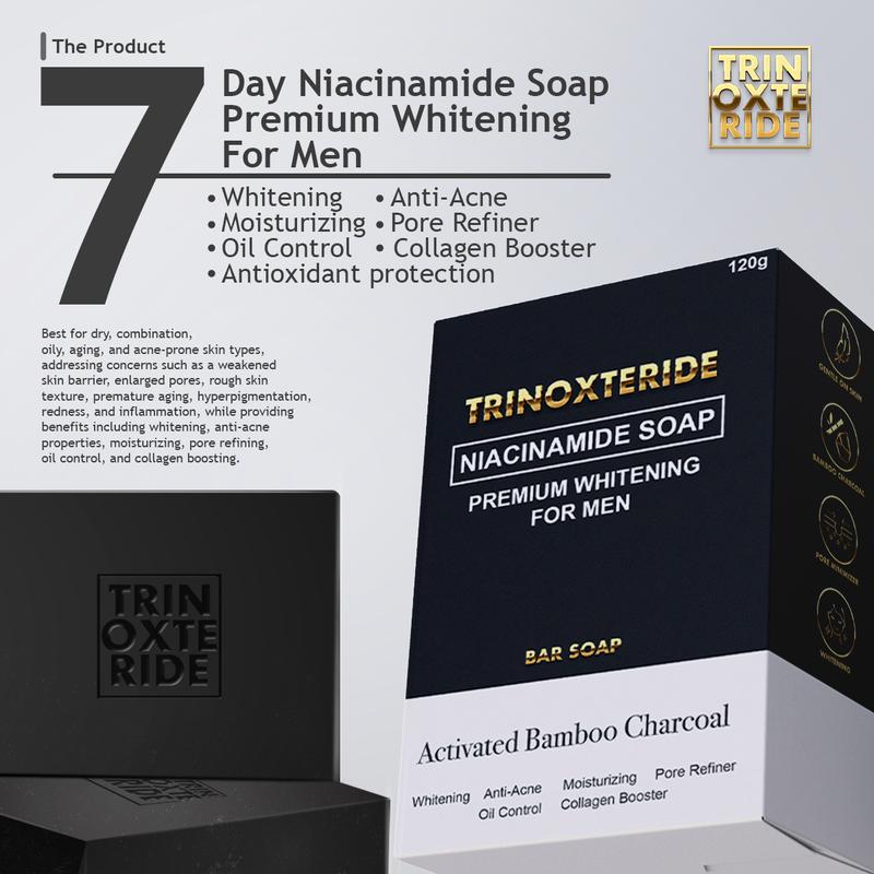 Trinoxteride Niacinamide Soap with Activated Bamboo Charcoal - TikTok ...